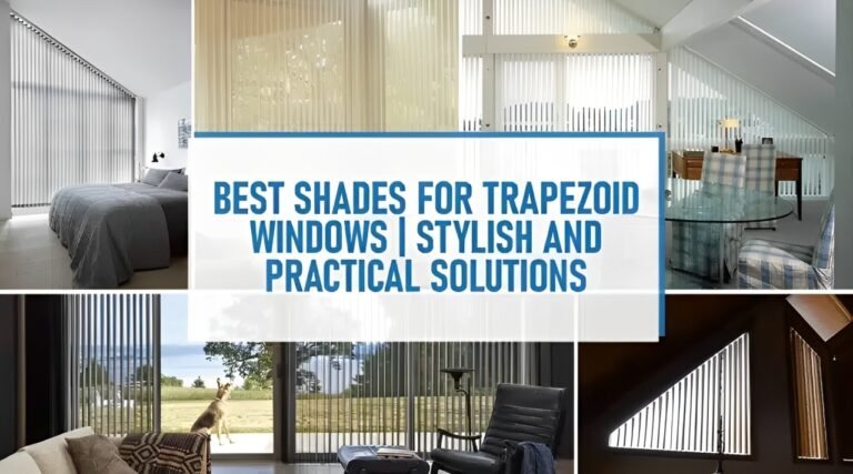 #1 Trapezoid Windows in NYC; Stylish Custom Shades